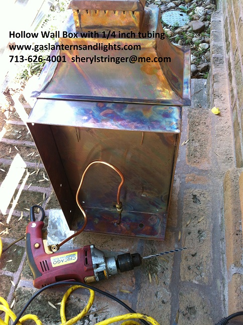 Gas Lantern Installation - Gas Lanterns and Lights